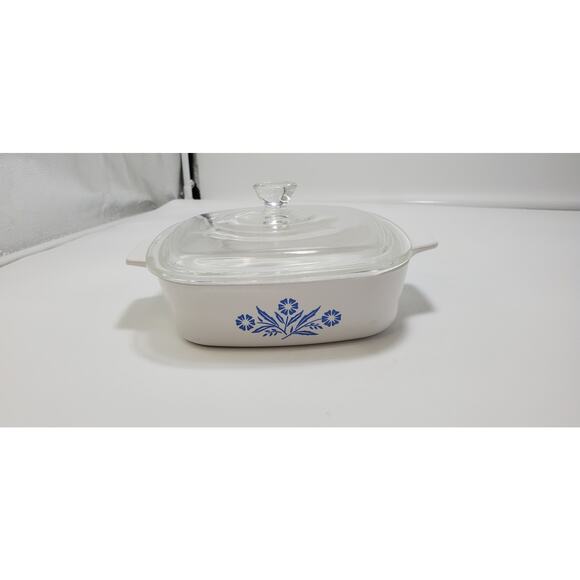 Corningware | Dining | Vtg Corning Ware Blue Cornflower A B 1 Qt ...